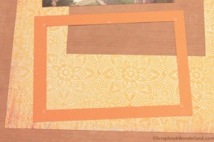 Brilliant Trick for Using a Postcard on a Layout